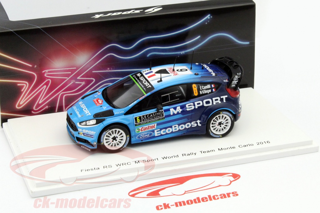 Spark 1:43 Ford Fiesta RS WRC #6 Rally Monte Carlo 2016 Klinger ...