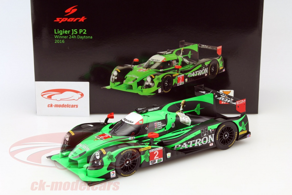 Spark 1:18 Ligier JS P2 #2 Winner 24h Daytona 2016 Sharp, Brown, van Overbeek, Derani 18DA16 ...