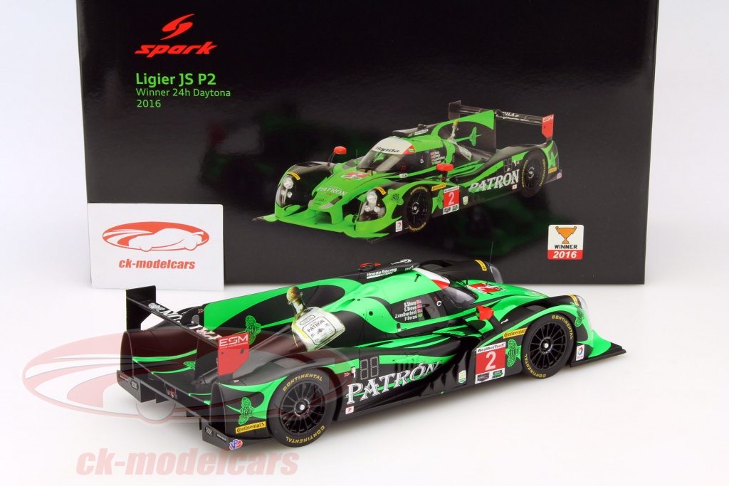 Spark 1:18 Ligier JS P2 #2 gagnant 24h Daytona 2016 Sharp, Brown, van ...