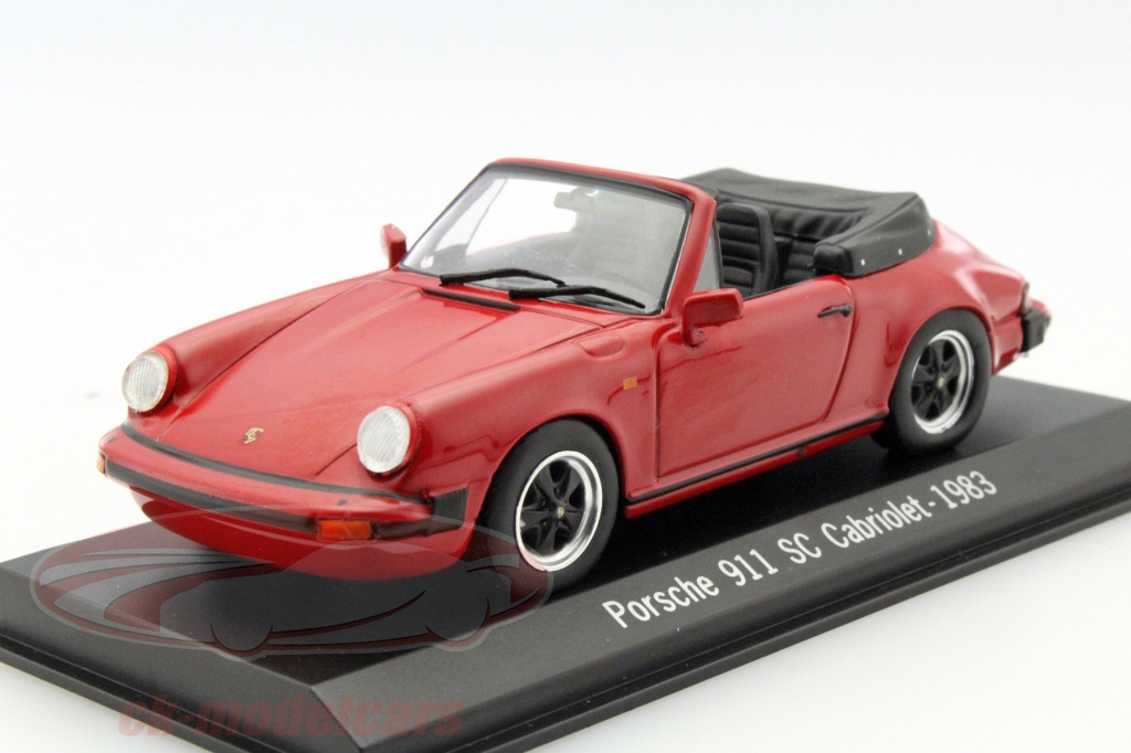 Spark 1:43 Porsche 911 SC Cabriolet Baujahr 1983 rot SDC005 Modellauto SDC005 9580006170057