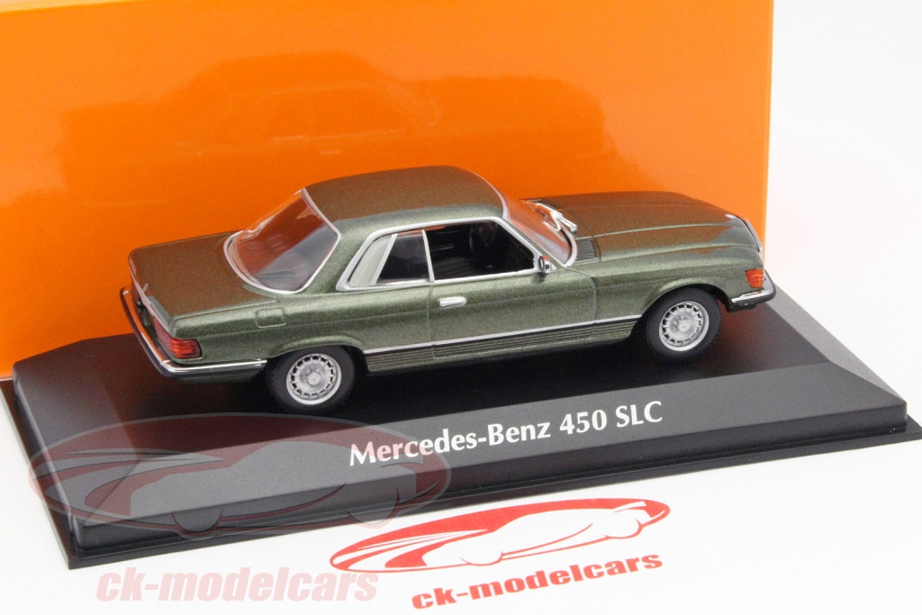 Minichamps 1:43 Mercedes-Benz 450 SLC (R107) Year 1974 dark green ...