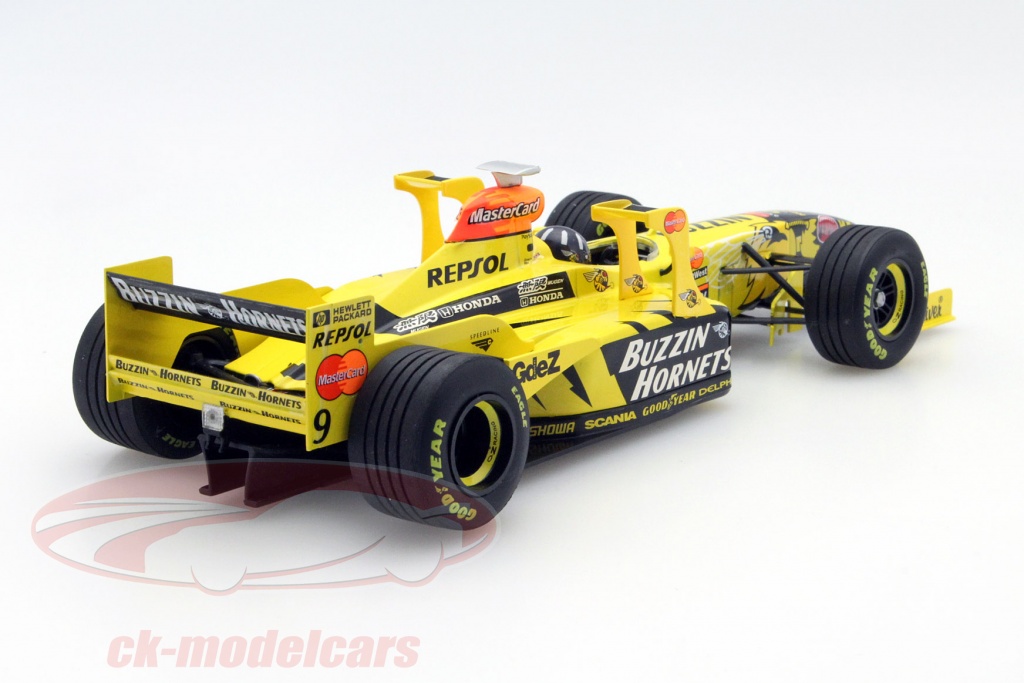 Minichamps 1:18 Damon Hill Jordan 198 #9 formula 1 1998 180980039 model ...