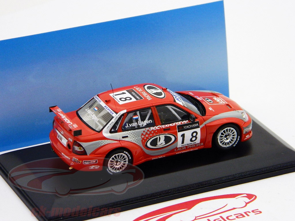 Spark 1:43 Jaap van Lagen #18 Lada Priora WTCC 2009 DIP 221705 model ...