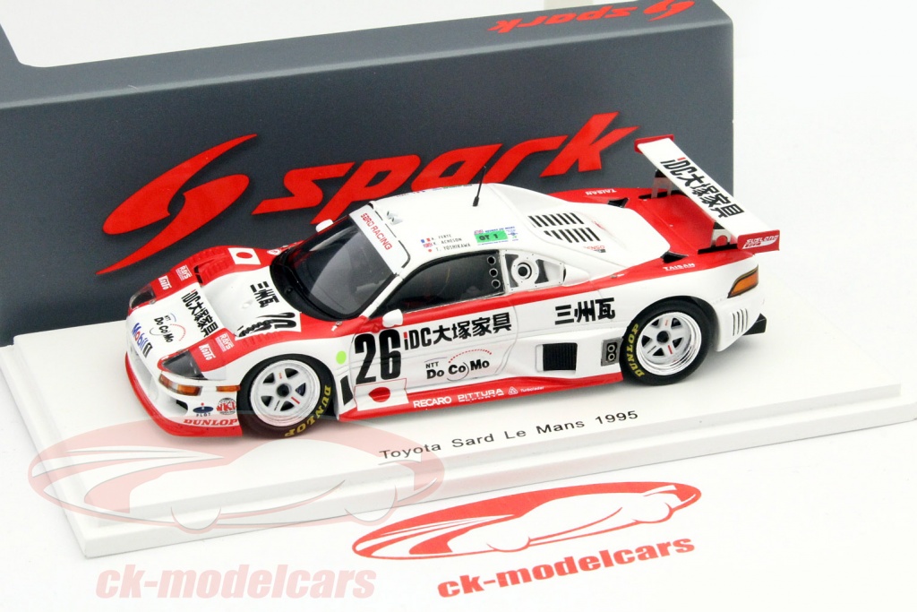Spark 1:43 Toyota Sard MC8-R #26 24h LeMans 1995 Ferte, Acheson ...