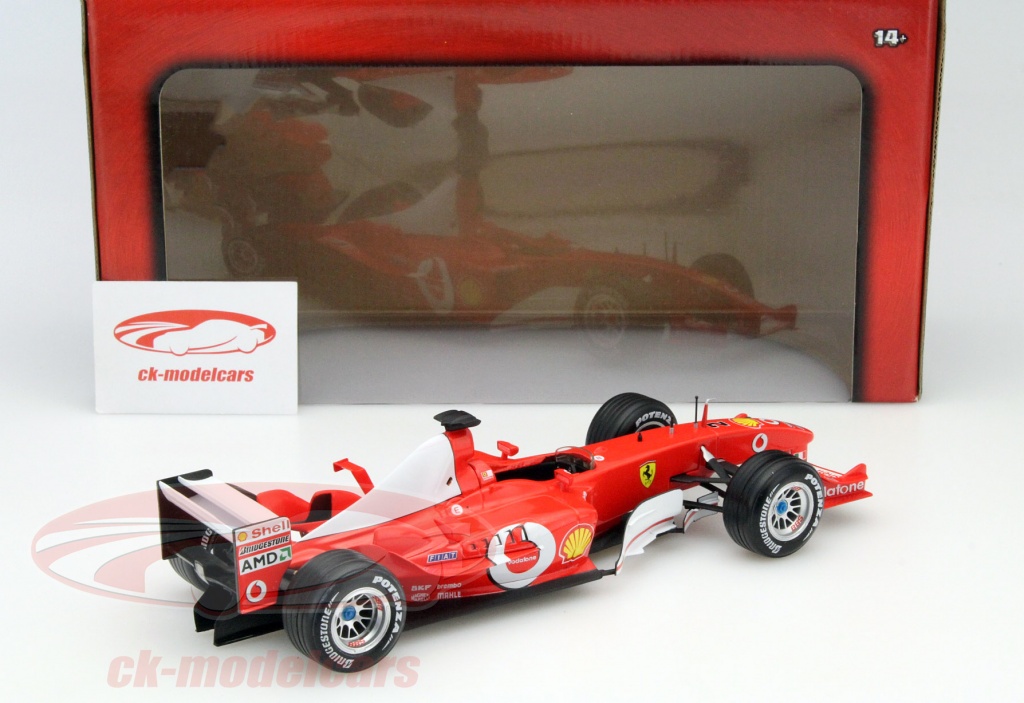 HotWheels 1:18 Rubens Barrichello Ferrari F2003-GA #2 formula 1 2003 ...