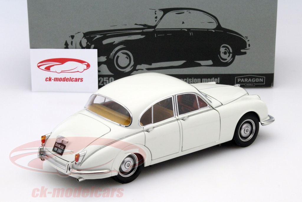 ParagonModels Daimler 250 V8 LHD Year 1967 white 1:18 Paragon Models ...