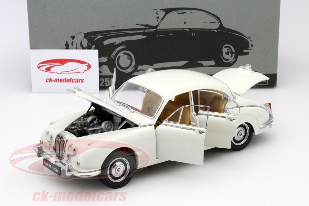 ParagonModels Daimler 250 V8 LHD Year 1967 white 1:18 Paragon Models ...