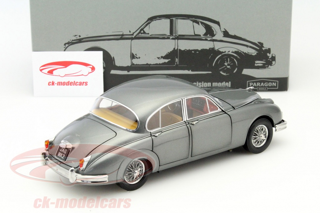 ParagonModels 1:18 Jaguar MK II LHD Year 1967 gray metallic Paragon ...