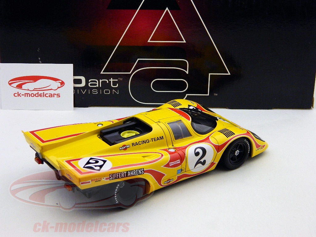 AUTOart 1:18 Porsche 917K N° 2 Siffert / Ahrens 9h Kyalami 1970 AA 80035 modèle voiture 80035 ...
