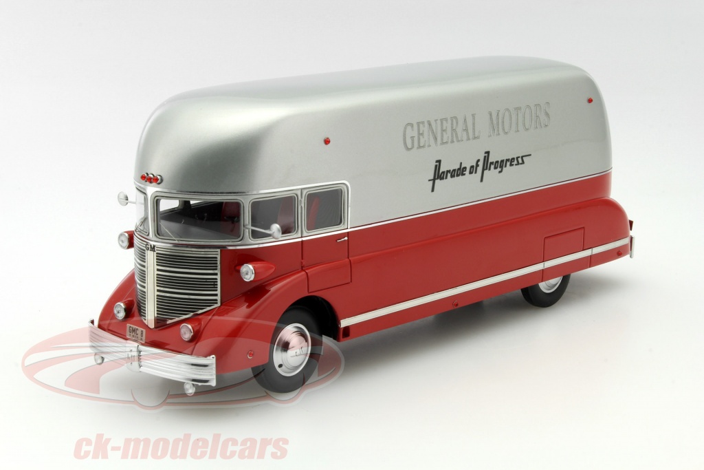 AutoCult 1:43 GM Futurliner Parade of Progress 赤 / ホワイト 11005 モデル 車 11005