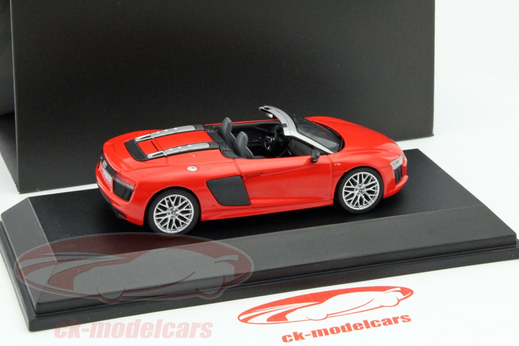 Herpa 1:43 Audi R8 Spyder V10 red 5011618532 model car 5011618532 ...