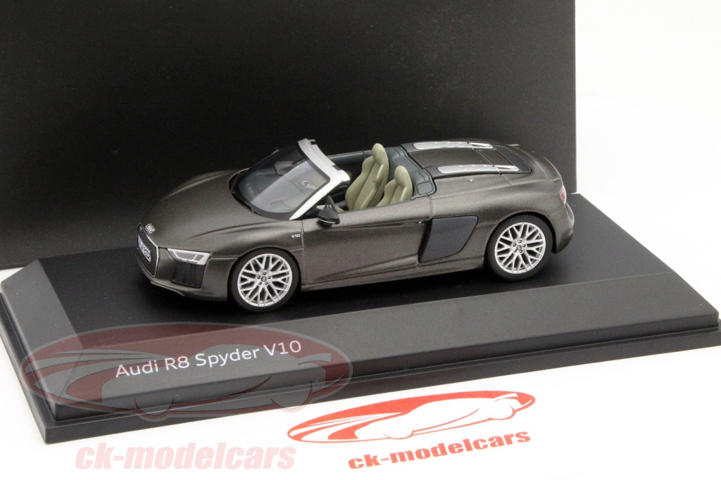 Herpa 1:43 Audi R8 Spyder V10 argus matt braun 5011618533 Modellauto ...