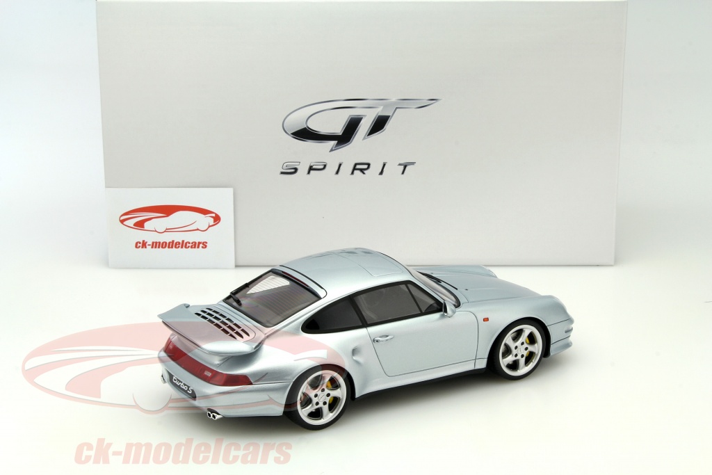 GT-SPIRIT 1:18 Porsche 911 (993) Turbo S silver ZM062 model car ZM062 ...
