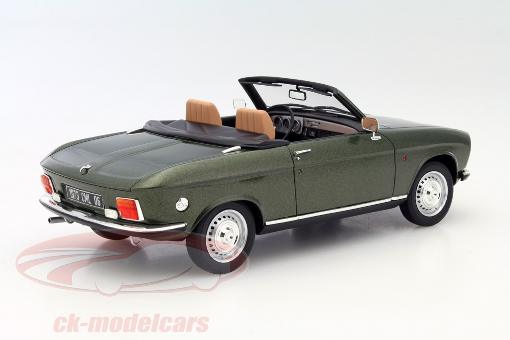 Cult Scale Models 1:18 Peugeot 304 Cabriolet Year 1973 green CULT0013 ...
