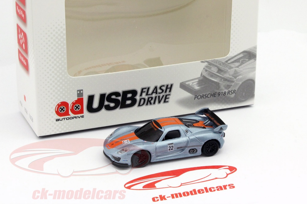 USB-Stick 8GB Porsche 918 RSR #22 1:72 AutoDrive 12253 12253 4015468122535