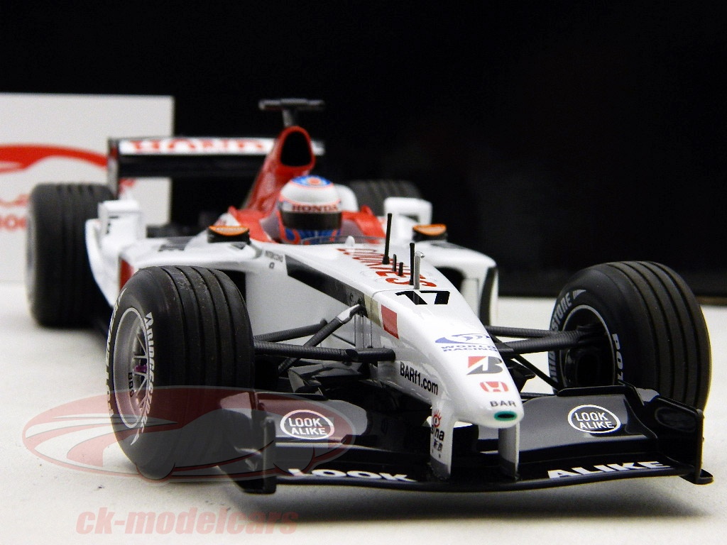 Minichamps 1:18 J. Button BAR Honda 005 de Formule 1 2003 100030017 ...