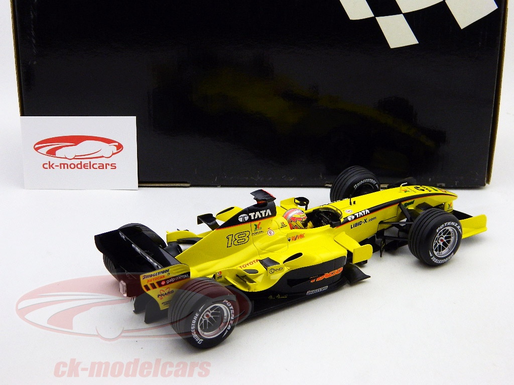 Minichamps 1:18 T. Monteiro Jordan Toyota EJ15 Formel 1 2005 100050018 Modellauto 100050018 ...