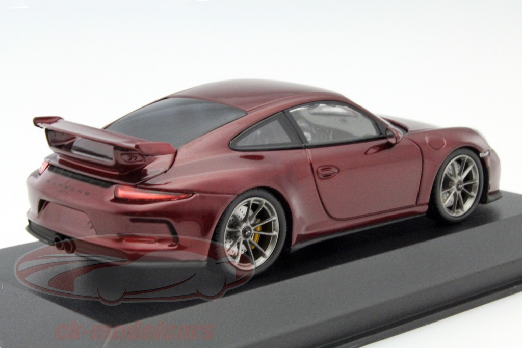 Minichamps 1:43 Porsche 911 (991) GT3 arena red metallic CA04316087 ...