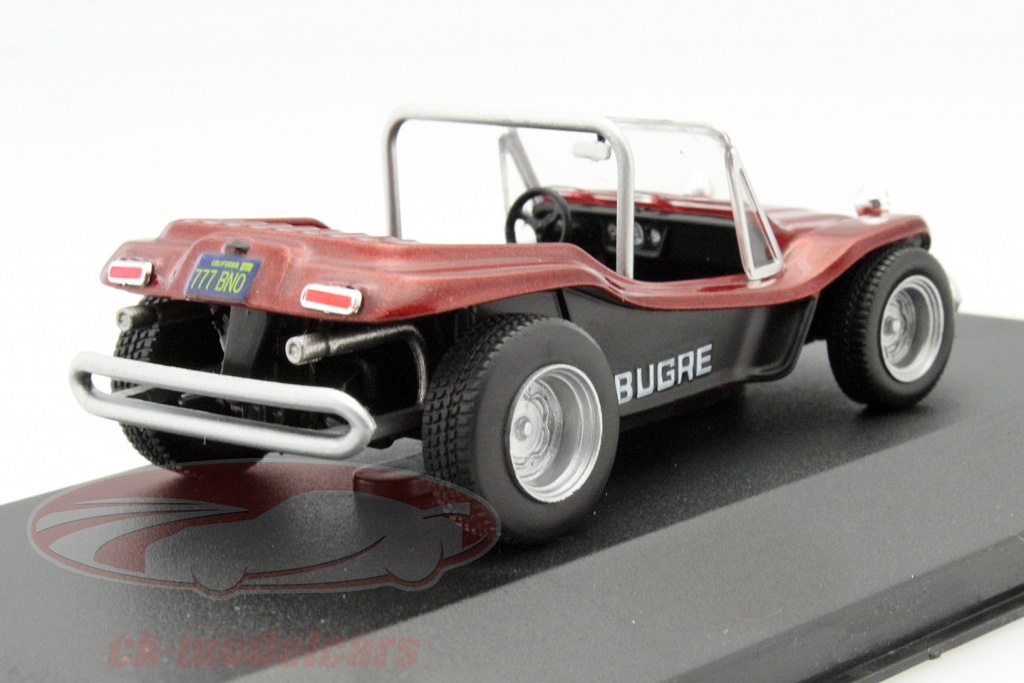 WhiteBox 1:43 Bugre Buggy Baujahr 1970 dunkelrot metallic WB156 ...