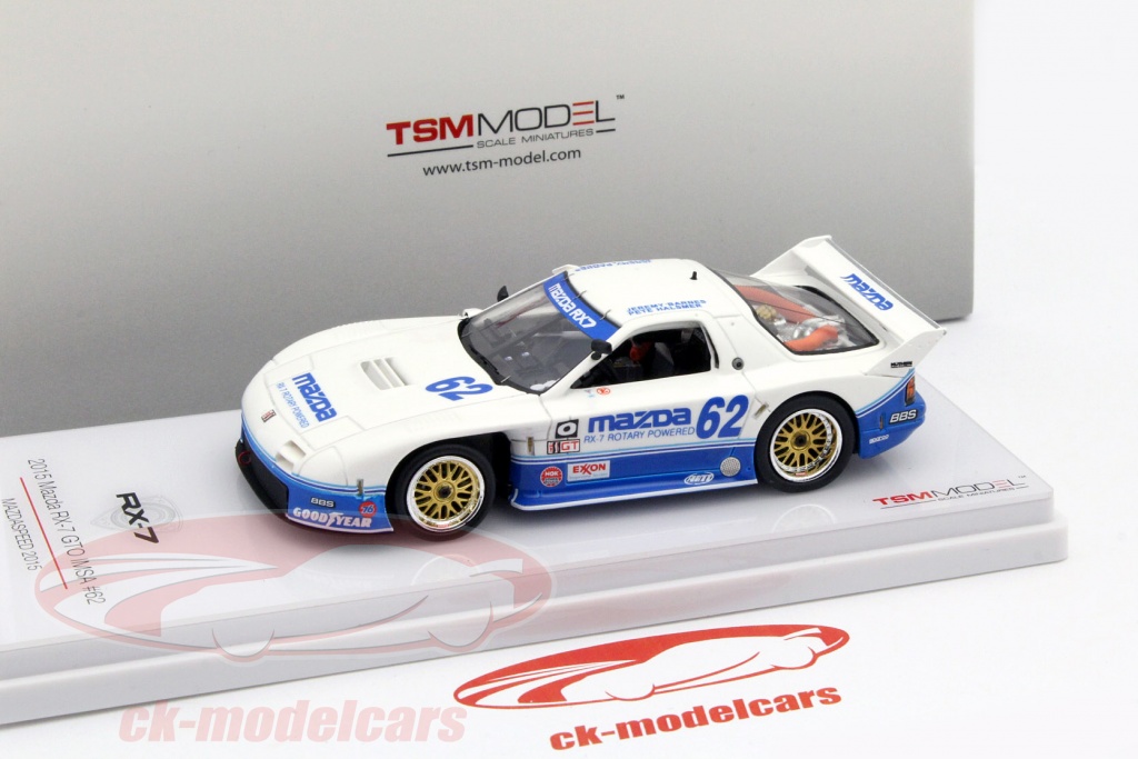 True Scale 1:43 Mazda RX-7 GTO IMSA #62 Mazda Speed Version 2015 TSM164362 model car TSM164362 ...