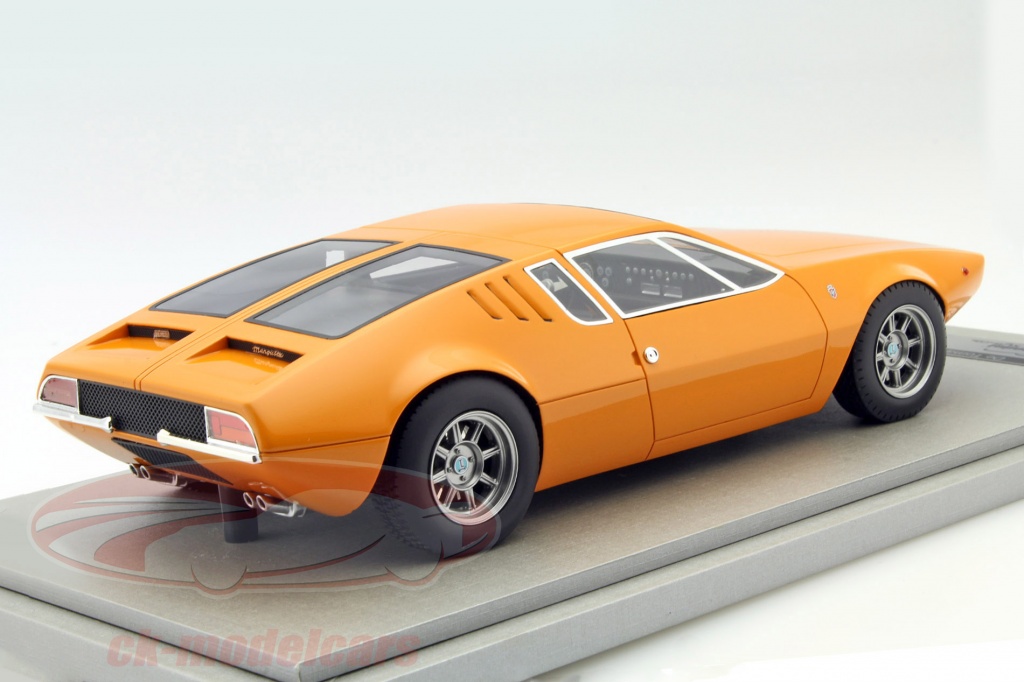 Tecnomodel 1:18 De Tomaso Mangusta Year 1971 gloss orange TM18-24B ...