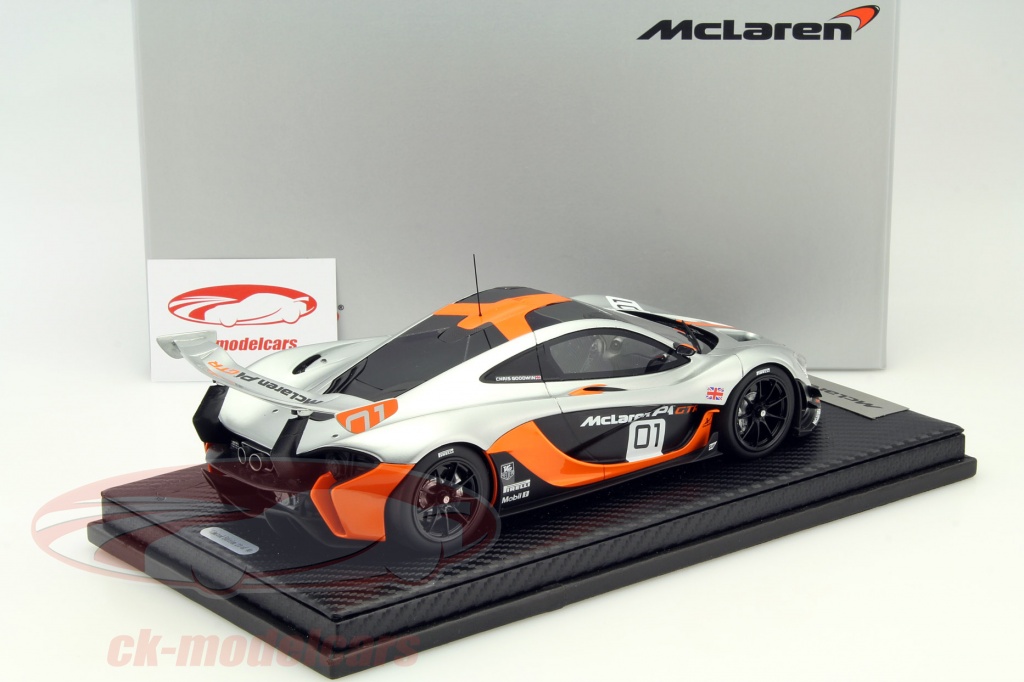 Tecnomodel 1:18 McLaren P1 GTR #01 Pebble Beach Debut 2014 T18-EX03B ...