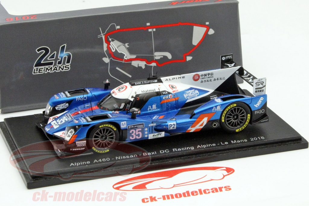 Spark 1:43 Alpine A460 #35 24h LeMans 2016 Cheng, Tung, Panciatici ...