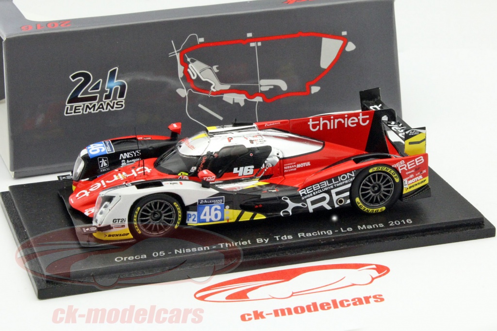 Spark 1:43 Oreca 05 #46 24h LeMans 2016 Thiriet, Beche, Hirakawa S5127 Modellauto S5127 ...