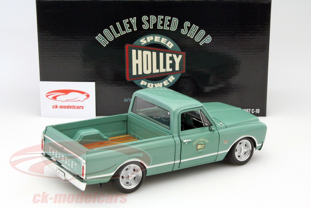 GMP 1:18 Chevrolet C10 Pick Up Year 1967 turquoise 1807204 model car ...