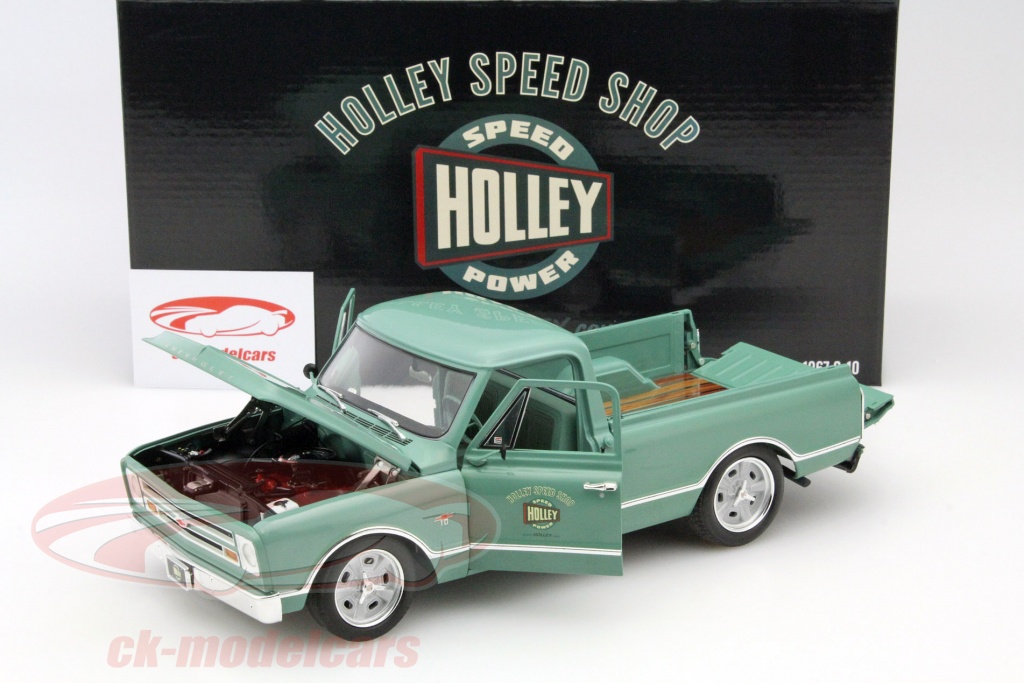 GMP 1:18 Chevrolet C10 Pick Up Year 1967 turquoise 1807204 model car ...