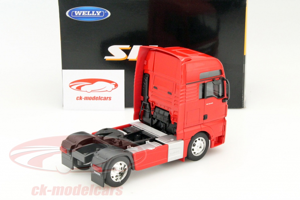 Welly 1:32 MAN TGX (4x2) red 32650Sr model car 32650Sr 4891761126506