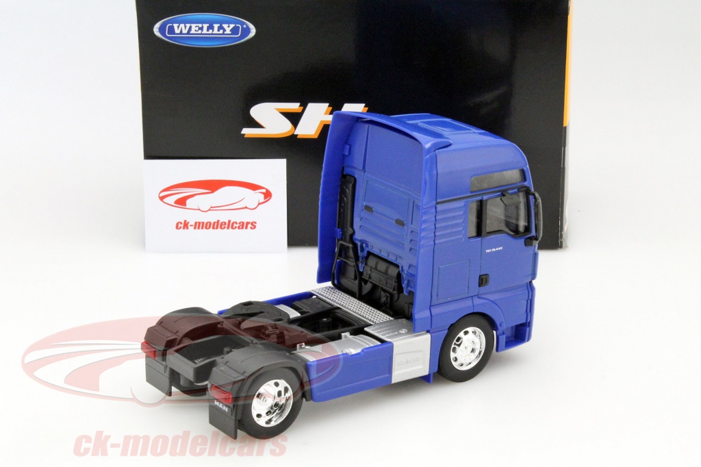 Welly 1:32 MAN TGX (4x2) blue 32650Sb model car 32650Sb 4891761126506