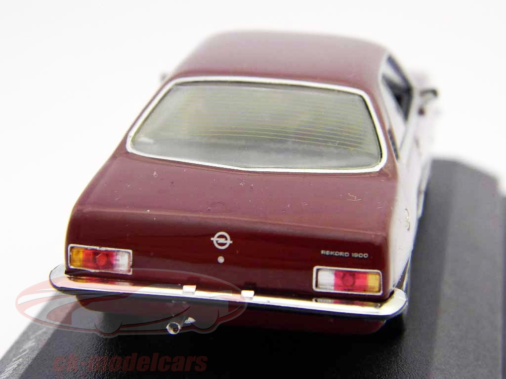 Minichamps 1:43 Opel Rekord D Coupe Bj. 1975 Royalrot / red 400044021 ...