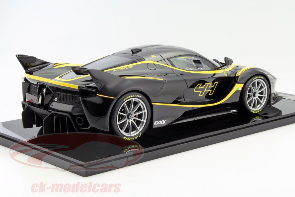 BBR Models 1:12 Ferrari FXX-K #44 schwarz / gelb BBR1204O Modellauto ...