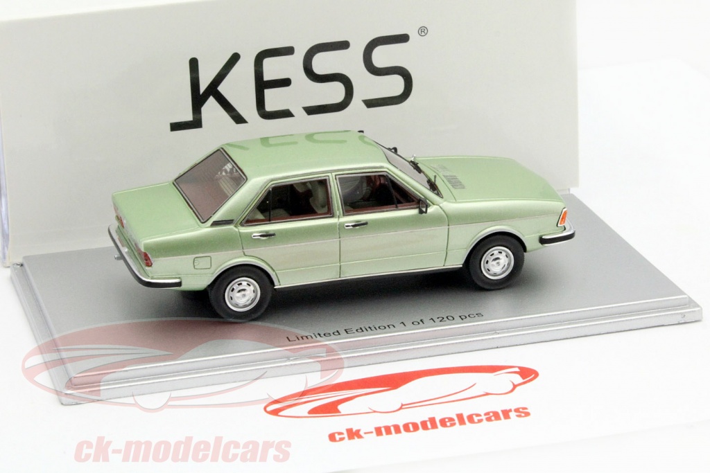 KESS 1:43 Audi 80 B1 2S 4 puertas año 1976 verde 43038000 modelo coche ...