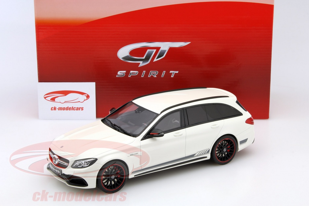 GT-SPIRIT 1:18 Mercedes-Benz AMG C63 S T-Modell weiß GT107 Modellauto ...