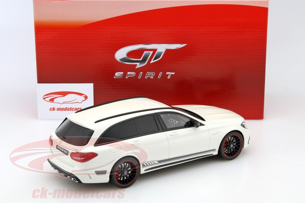 GT-SPIRIT 1:18 Mercedes-Benz AMG C63 S T-Modell weiß GT107 Modellauto ...