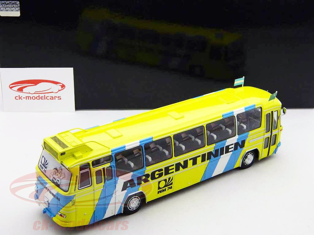 Minichamps 1:43 Mercedes-Benz O 302 Bus Coupe du monde 1974 Argentine ...