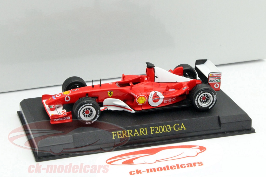Altaya 1:43 Michael Schumacher Ferrari F2003-GA #1 World Champion ...