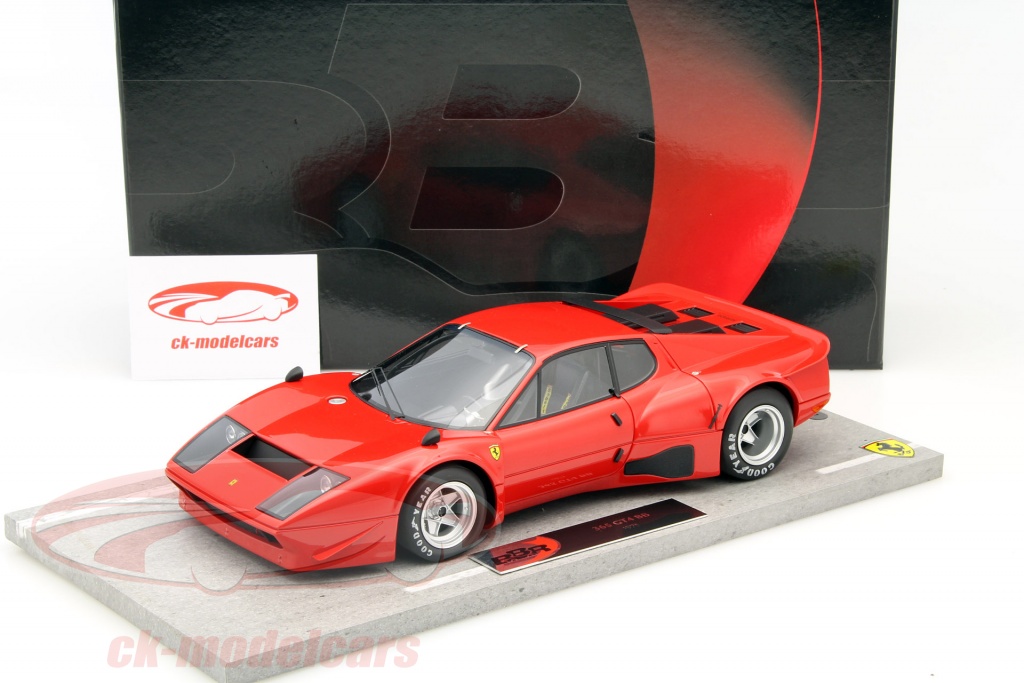 BBR Models 1:18 Ferrari 365 GT4 BB Year 1975 red BBRC1813B model car ...