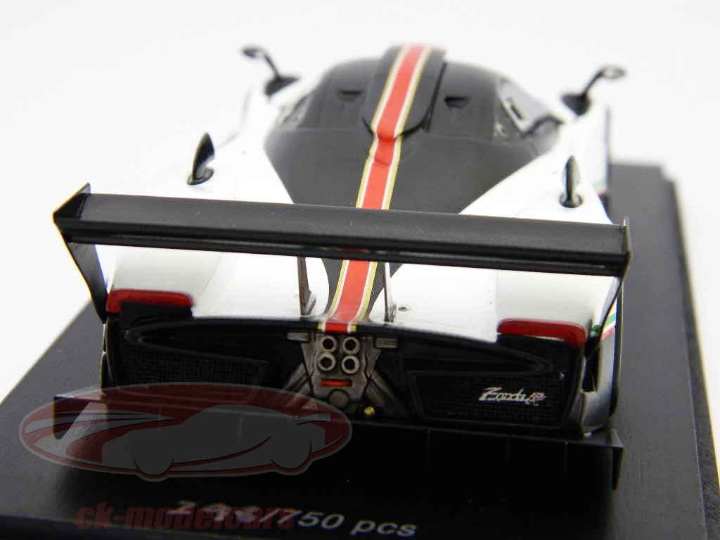 Spark 1:43 Pagani Zonda R white with stripedesign PD04311009 model car ...