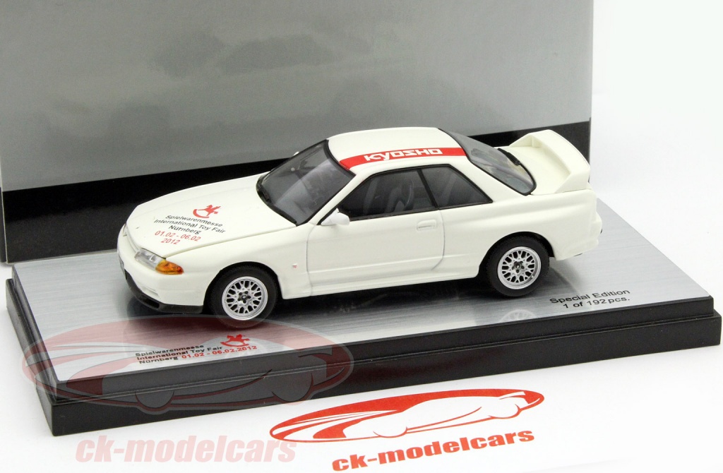 Kyosho 1:43 Nissan Skyline GT-R Toy Fair Nürnberg 2012 white CK33788 ...