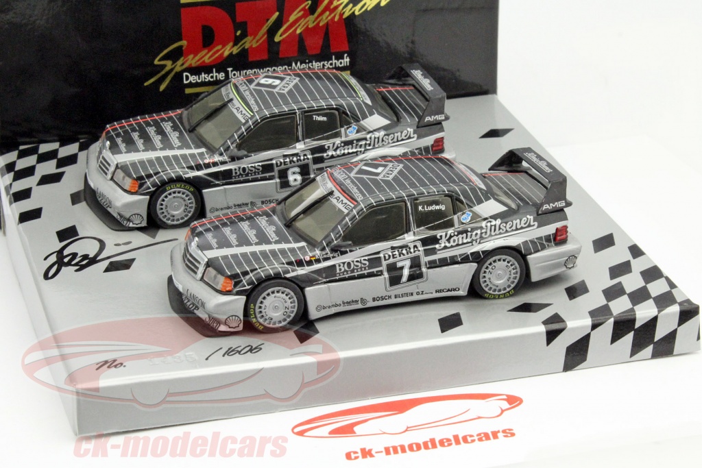 Minichamps 1:43 2-Car set DTM 1990 #6,#7 AMG Motorenbau GmbH Thiim ...