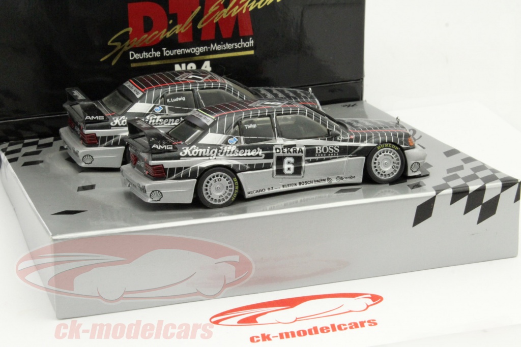 Minichamps 1:43 2-Car set DTM 1990 #6,#7 AMG Motorenbau GmbH Thiim ...