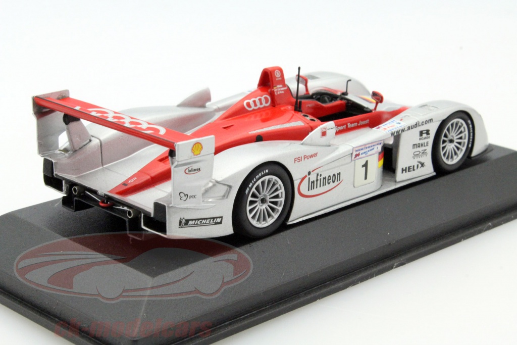 Minichamps 1:43 Audi R8 #1 Winner 24h LeMans 2002 Biela, Kristensen, Pirro 2.00.000.01408 ...