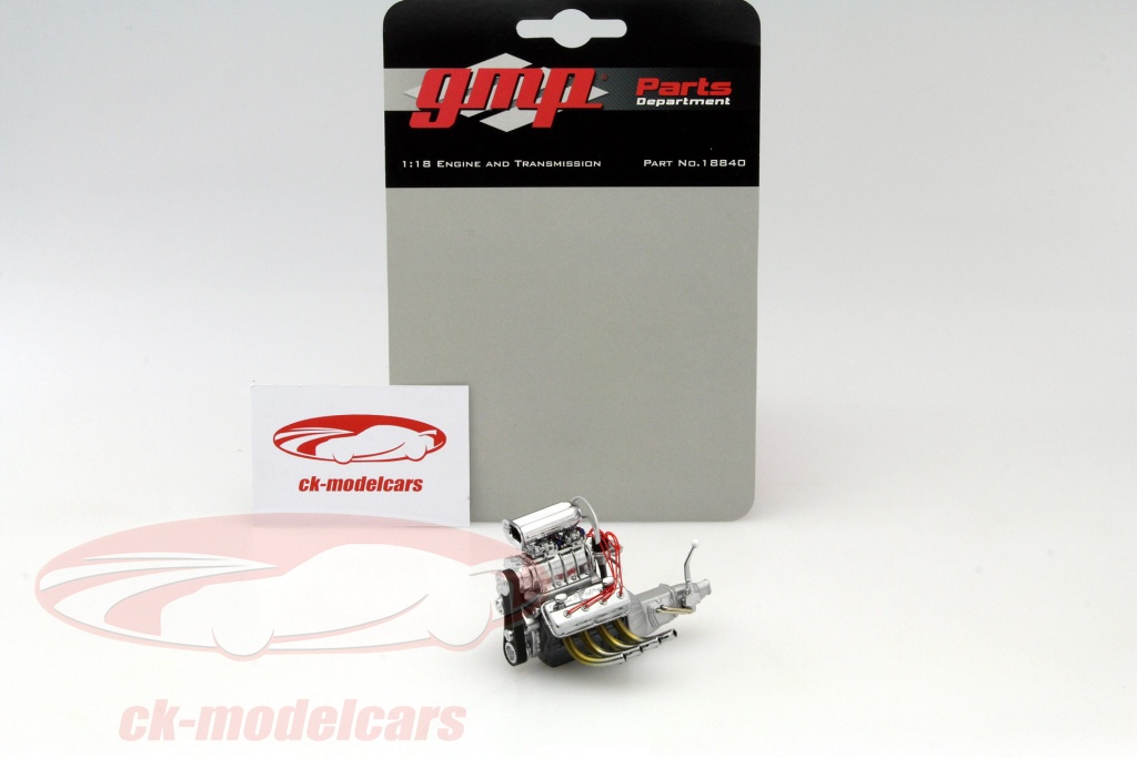 GMP 1:18 Nitro Coupe Hot Rod motor 18840 model car 18840 812982024659