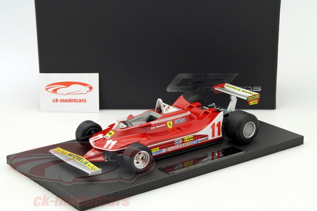 GP Replicas 1:18 Jody Scheckter Ferrari 312T4 #11 World Champion formula 1 1979 GP002 model car ...