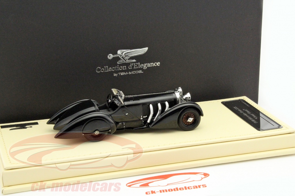 True Scale 1:43 Mercedes-Benz SSK Count Trossi Year 1930 black ...
