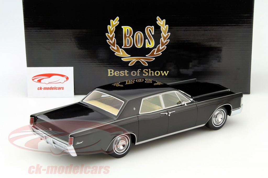 BoS-Models 1:18 Lincoln Continental Limousine Year 1968 black BOS169 ...