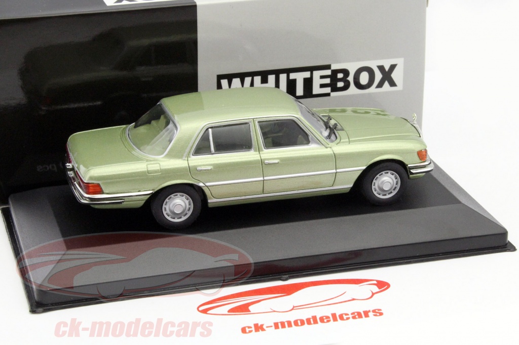 WhiteBox 1:43 Mercedes-Benz 450 SEL (W116) 年 1975 ライム WB127 モデル 車 WB127 200025